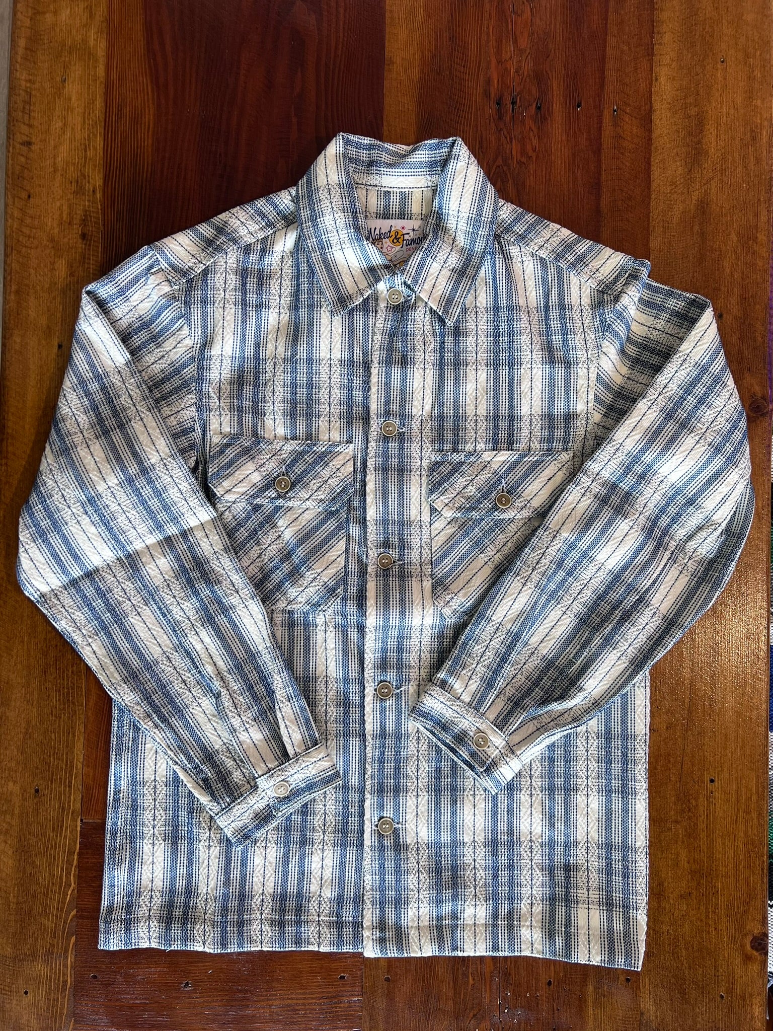 Work Shirt - Asagi Sashiko | Old Pueblo Denim